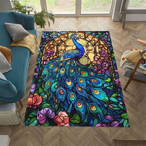 Peacock Carpet Peacock Rug Peacock Pattern Carpet Peacock Pattern