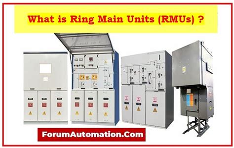 What Is Ring Main Units Rmu Electrical Industrial Automation Plc Programming Scada