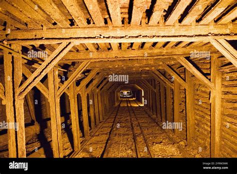 Interior Of A Gold Mine In Empire Mine State Historic Park Grass Valley California Usa Stock