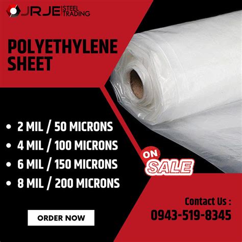 📢 For Sale Polyethylene Sheet Supplier Philippines Facebook