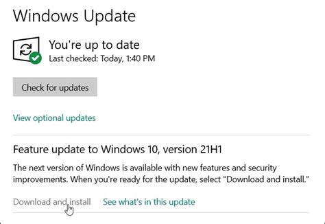 How To Install Windows 10 21h1 May 2021 Update On Your Computer