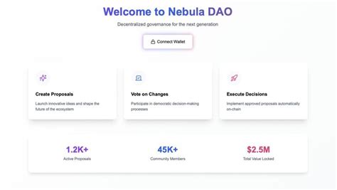 Web3 Dao Governance Solidity Ethereum Blockchain Opensource