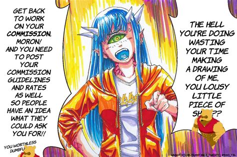 Caco Chan Forces You To Work On Your Commission Cacodemon Know Your Meme