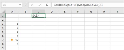 Cell Address Of Maximum Value Myritebook Learn Tutorials