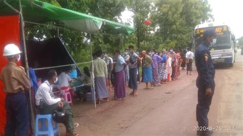 Dvb တိုက်ကြီးစစ်ဆေးရေးဂိတ်၌ စစ်တွေနှင့် ပဲခူးကလာသည့်ခရီးသွားများကို ပိုမိုတင်းကြပ်စစ်ဆေး