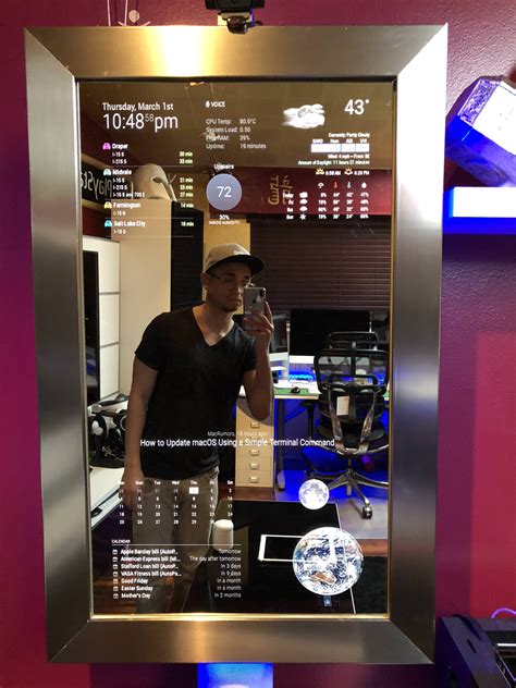 My First Raspberry Pi Magic Mirror Rraspberrypi