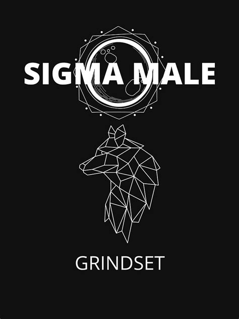 Sigma Male Grindset Sigma Male Wolf And Moon Classic T Shirt For