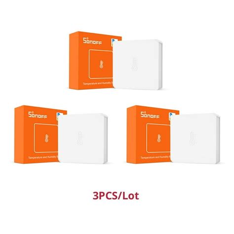 Sonoff Snzb 02 Zigbee Mini Indoor Temperature And Humidity Sensor For Checking The Room Climate