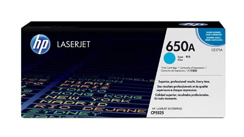 Картридж HP CE271A (650A) Cyan для Color LaserJet CP5525 купить в ...