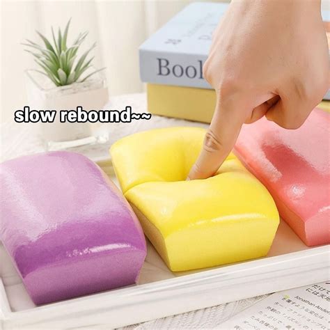 Soft Cake Squeezing Squishy Bread Toy Pu Slow Rebound Toy Creative