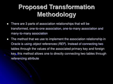 Ppt Association Relationship Transformation Of Xml Schemas To Object