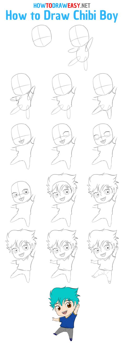 How To Draw A Chibi Boy How To Draw Easy