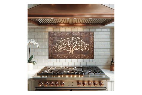 Copper Wall Tiles Real Copper Tiles With Ornamentation