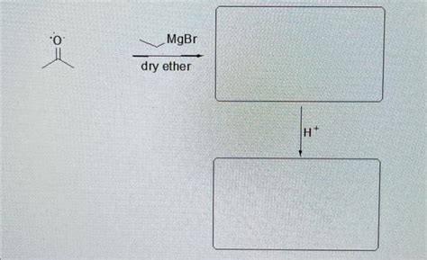 Solved Dry Ether Dry Ether Mgbr 1 Mgbr2 H