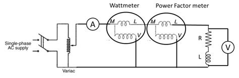 Measurement Of V I P And Power Factor In A Rl Series Circuit