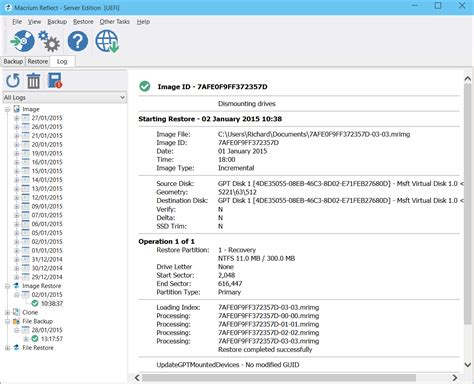 techie tuesday reviewing your backup history macrium software
