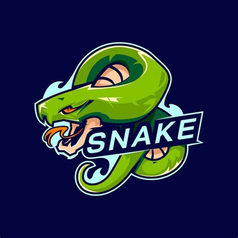Snake Cartoon Logo