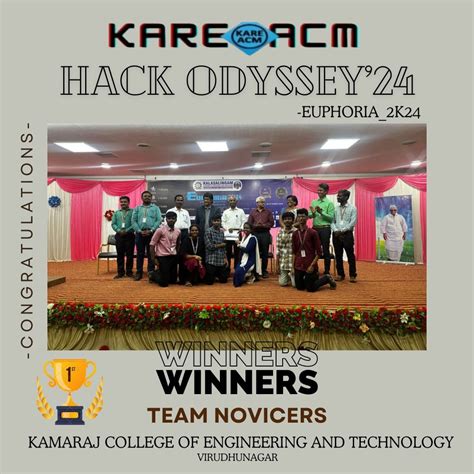 Hackodyssey2024 Kareacm Euphoria2024 Hackathon Innovation Acmindia