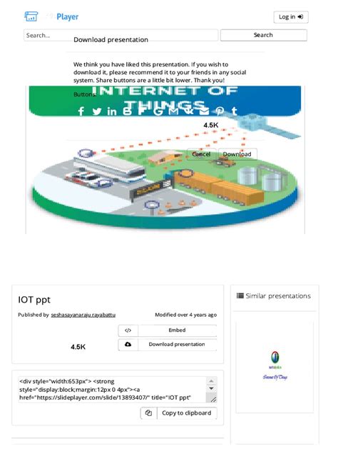 Iot Ppt Ppt Download Pdf