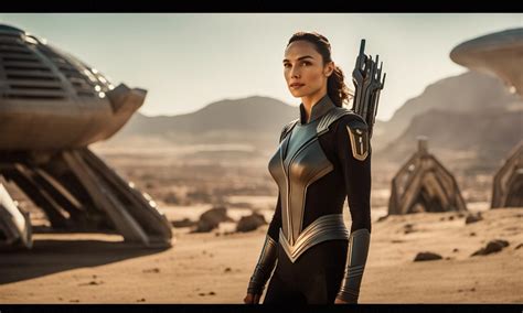 Ai Gal Gadot In A Sci Fi Uniform On A Planet By Realdvourer On Deviantart