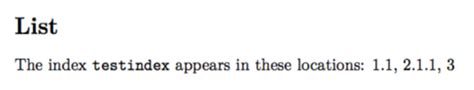 Table Of Contents Get A List Of Section Numbers Subsection Numbers