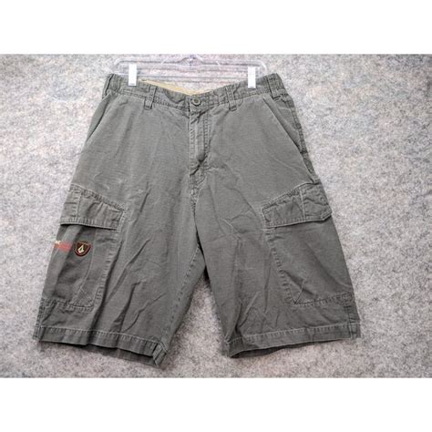 Volcom Volcom Stone Shorts Mens 32 Gray Cargo Scout Ripstop Outdoors Hiking Defects Grailed