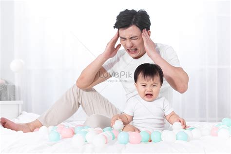 Baby Cries When Daddy Cries