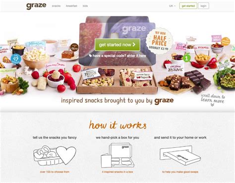 user centered design user experience design graze ecommerce site