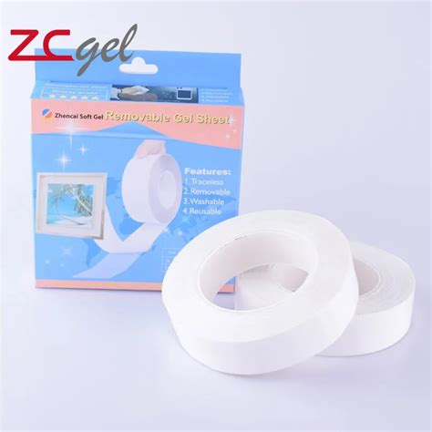 Reusable Polyurethane Adhesive Gel Sheet Pu Gel Sticky Tape Buy