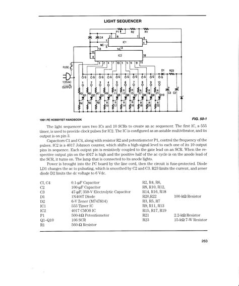 LIGHT SEQUENCER LED And Light Circuit Circuit Diagram SeekIC Com