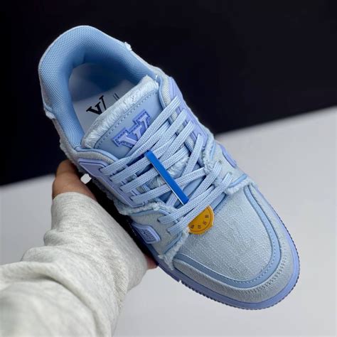 لویی ویتون ترینر آبی Louis Vuitton Trainer کتونی کاکتوس