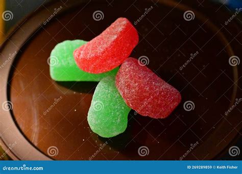 Candy Gumdrop Leaf Shaped Sugar Spice Drop Colorful Food Sweets Dessert Stock Image Image Of