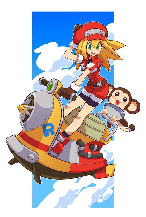 Roll Caskett And Data Mega Man And 2 More Drawn By Omeehayo Danbooru