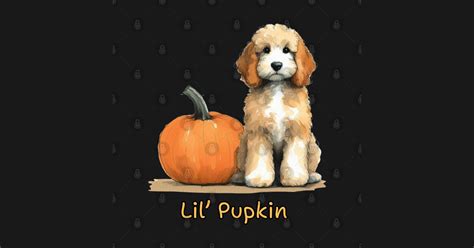 Lil Pupkin Cockapoo Cockapoo And Pumpkin T Shirt Teepublic