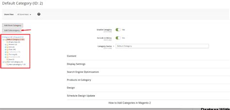 New Subcategory Not Showing Live Magento Forums