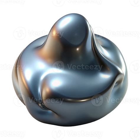 wonderful classic A liquid mercury sculpture morphing into abstract shapes, lit by a single ...