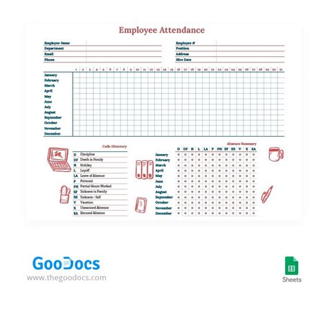 Employee Attendance Sheet