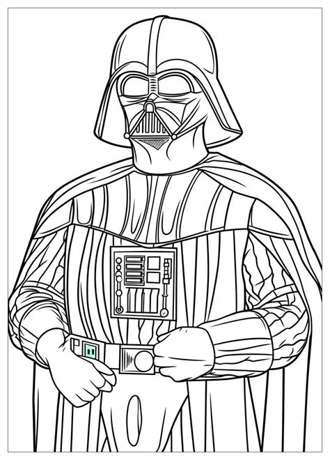 Darth Vader Coloring Pages Unleash Your Inner Jedi With These Free Printables CrayonAZ Com