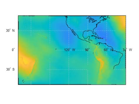 Worldmap Create Axesm Based Map For World Region Matlab