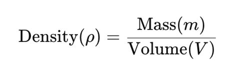 Density Of Common Metals And Alloys