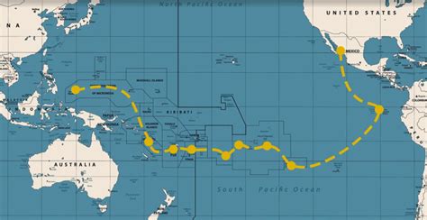 The Milk Run Explained Pacific Circumnavigation Route