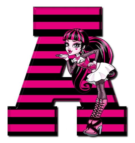 Monster High A Monster High Font Draculaura Font Monster High