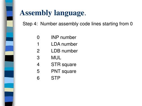 PPT Assembly Language Programming PowerPoint Presentation Free Download ID 1220449
