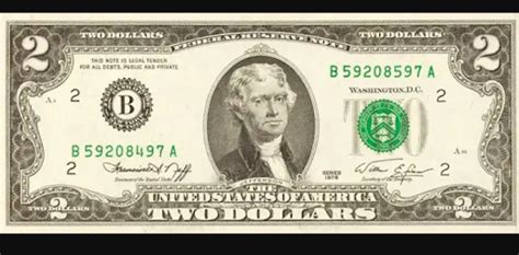 1976 2 Dollar Bill Value History Value Errors Craftbuds