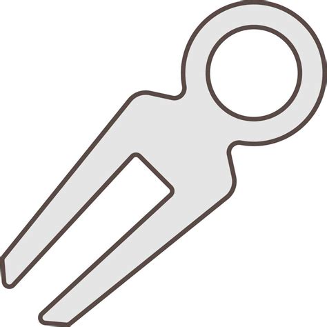 Flat Style Golf Divot Icon In Gray Color 24154052 Vector Art At Vecteezy