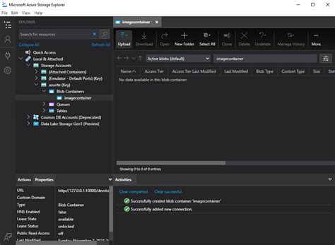 Use The Azurite Emulator For Local Azure Storage Development