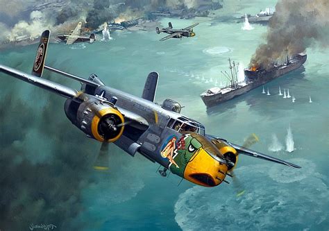 Military Aircraft Aircraft World War Ii Mitchell B 25 Wallpapers Hd