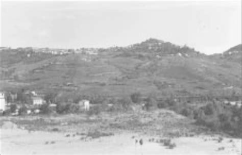 Calitri Hill From The Ofanto River Valley The 1980 Calitri Landslide