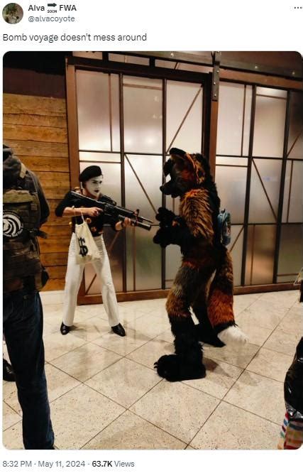 Why Are Furries On X Mad At A Bomb Voyage Cosplayer The Fwa 2024