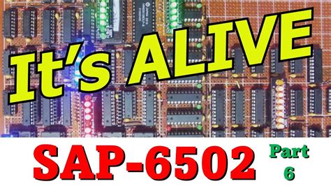 How To Build A 6502 Ttl Cpu Part 6 Program Counter Part 2 Youtube